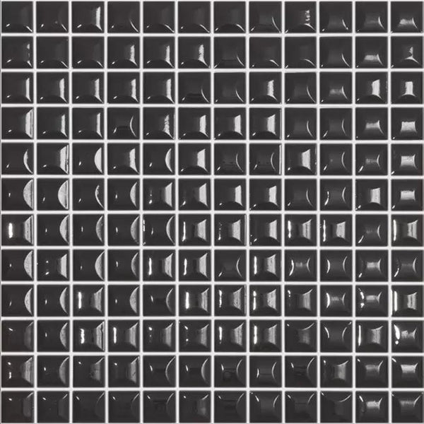 MODERN 1X1 EDNA SHADOW GLOSSY GLASS - MOSAIC TILE – Mosaic Tile Gallery